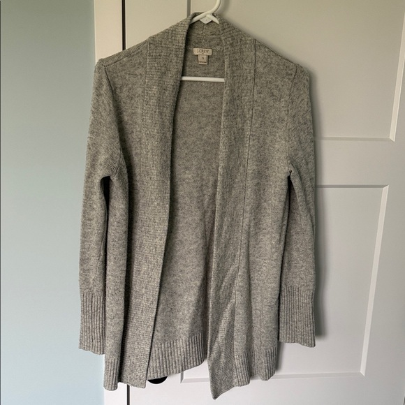 J. Crew | Sweaters | J Crew Cozy Gray Openfront Sweater | Poshmark